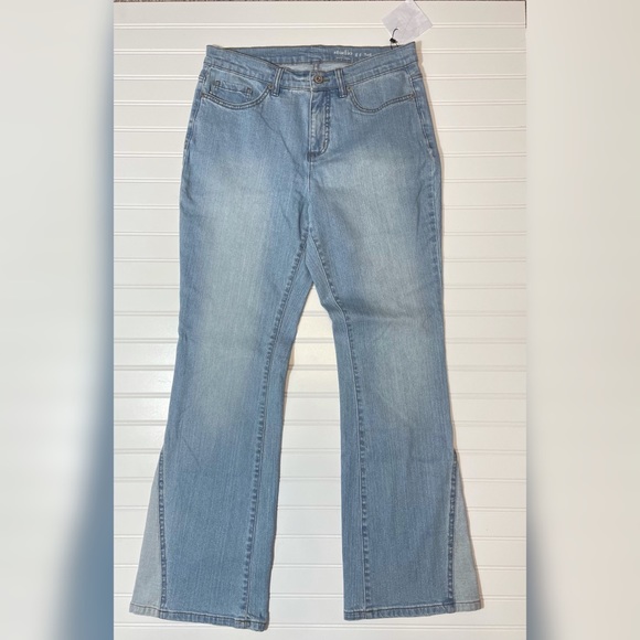 Denim&Co | Jeans | Studio By Denim Co Accent Flare Jeans Sz 8 | Poshmark